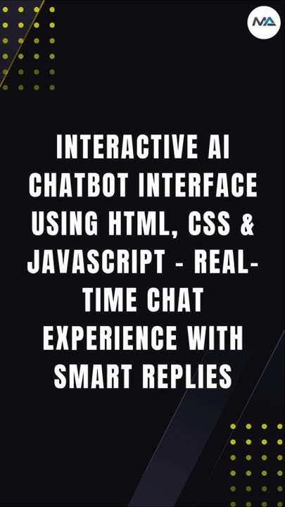 🤖 Build An Ai Chatbot In 60 Seconds ⏱️ Html Css Javascript Shorts 8445