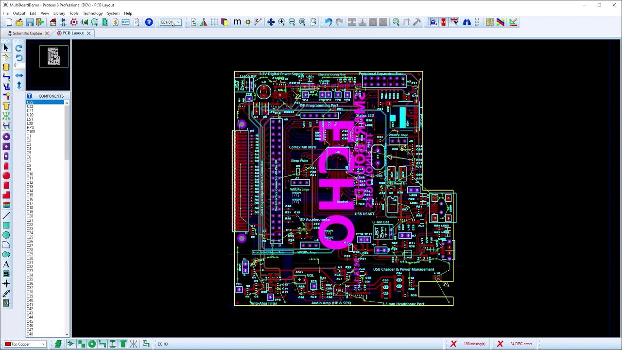 Proteus Multi Board Designs - YouTube