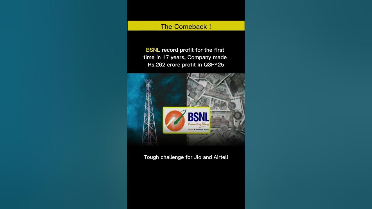 BSNL is making profits! #shorts #bsnl #bsnl4gnetworkinindia #viralnews - YouTube