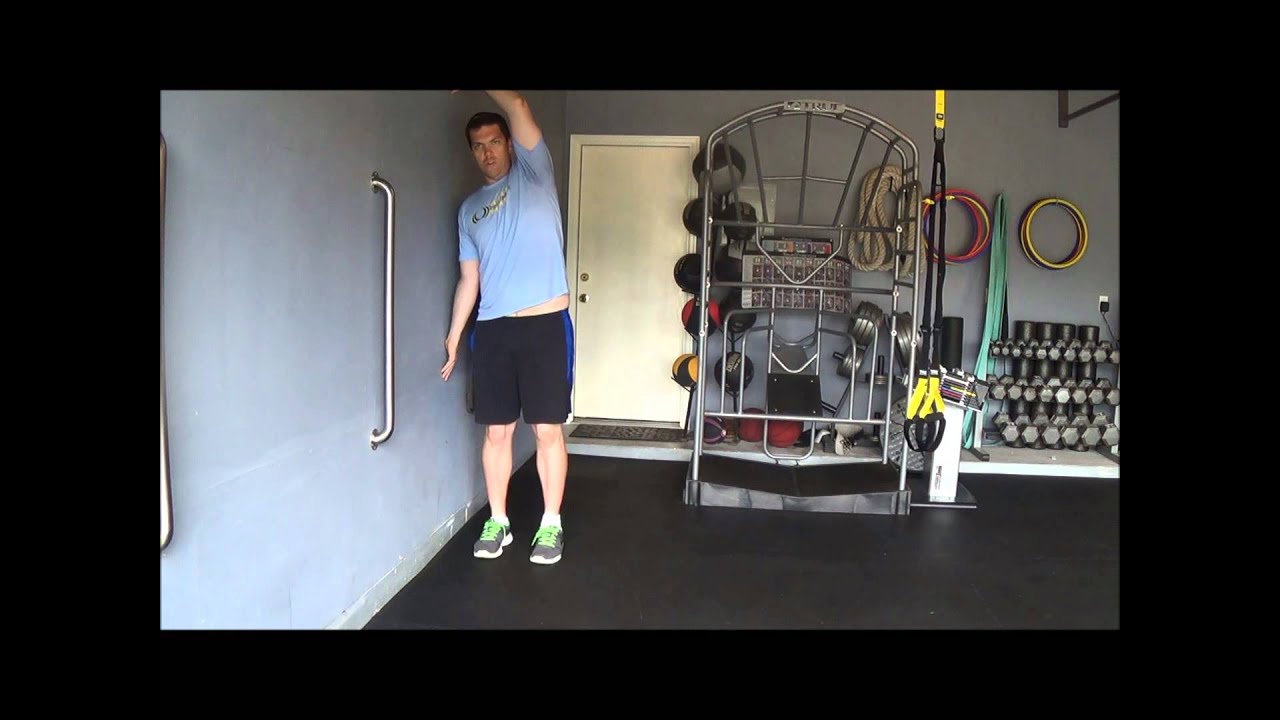 Thoracic Spine Lateral Flexion Stretch - YouTube