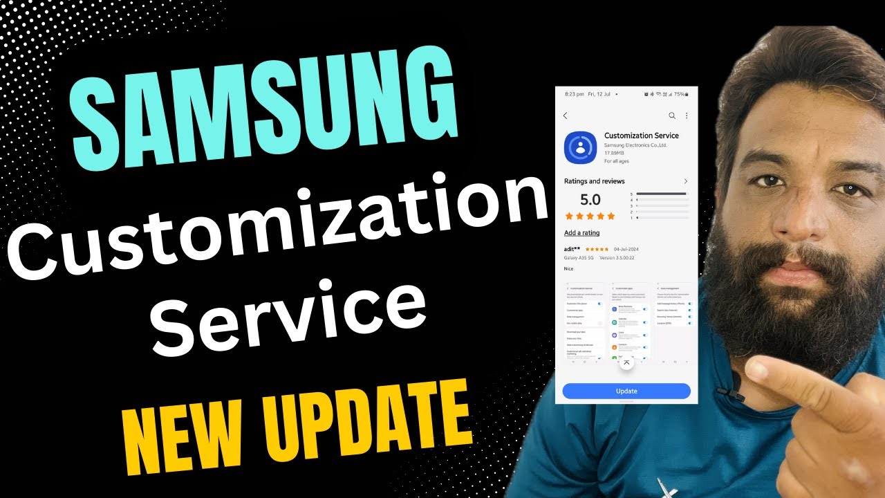 Samsung Customization Service App New Update is Here - YouTube