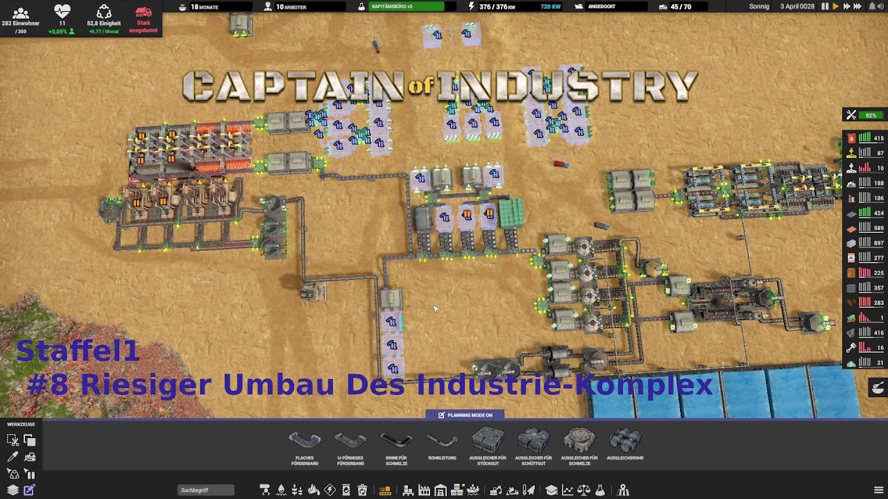 Captain of Industry, Deutsch/German, Staffel 1 #8 Riesiger Umbau des ...