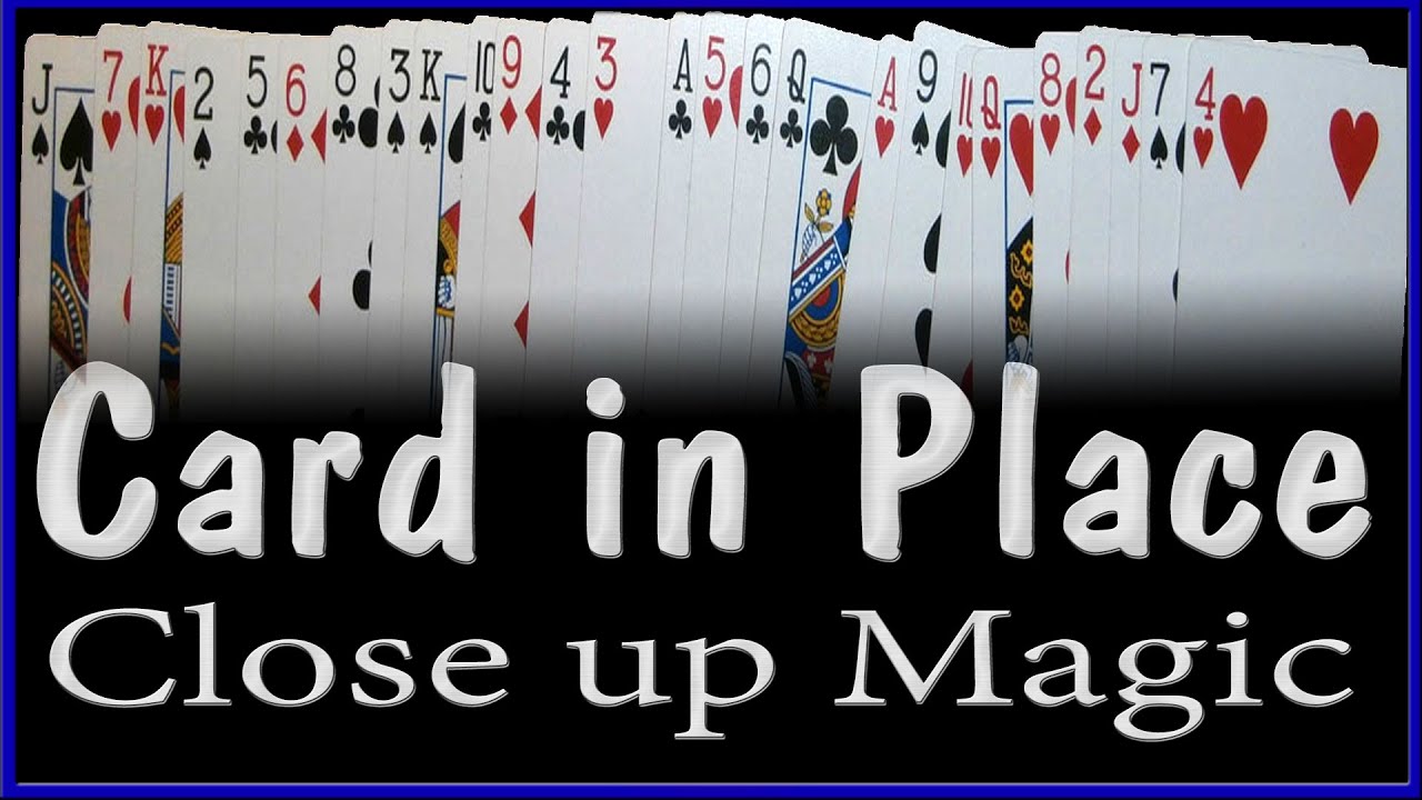 Card in Place Close up Magic Trick | Learn an Easy Card Trick | No ...