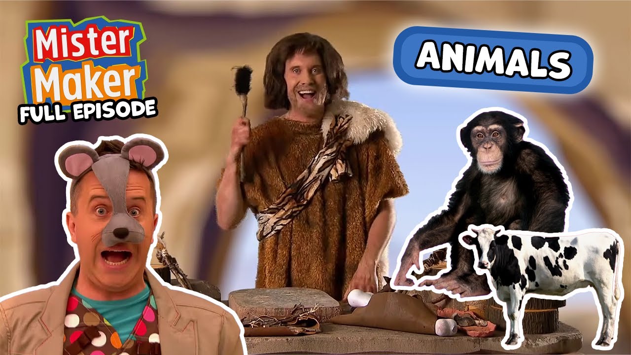 Animals! | Mister Maker's Arty Party | ZeeKay Junior - YouTube