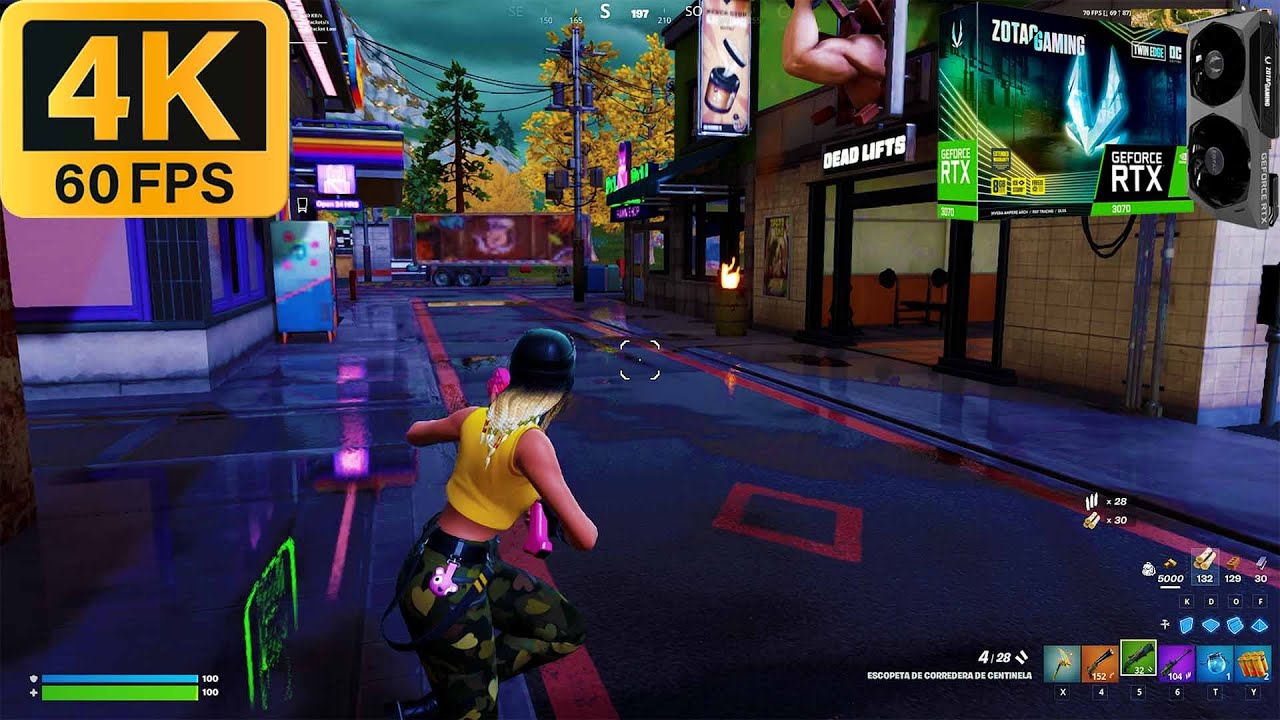 Gameplay Skin Keisha Cross Estilo Bebida Bofetada / Fortnite - YouTube