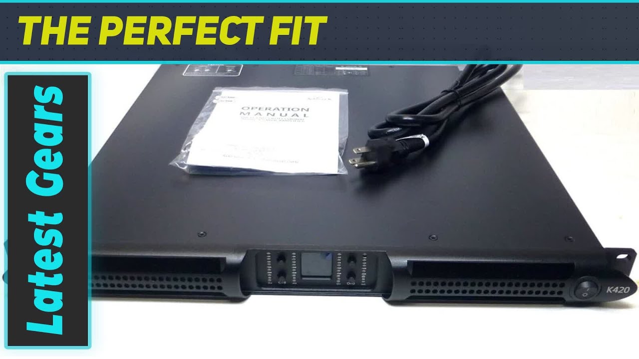Powerful Performance: Admark K420 Class D Professional Power Amplifier ...