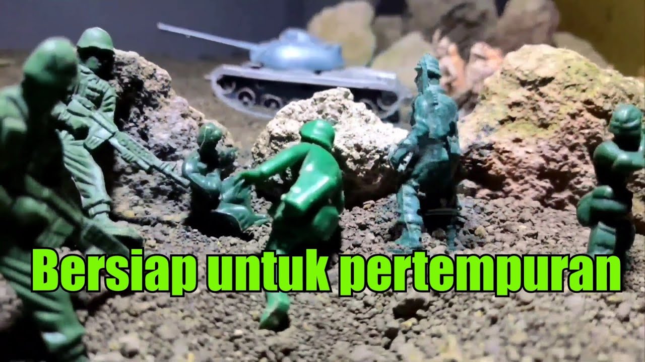 Battle scene plastic soldiers | #animation #stopmotion #plasticarmymen ...