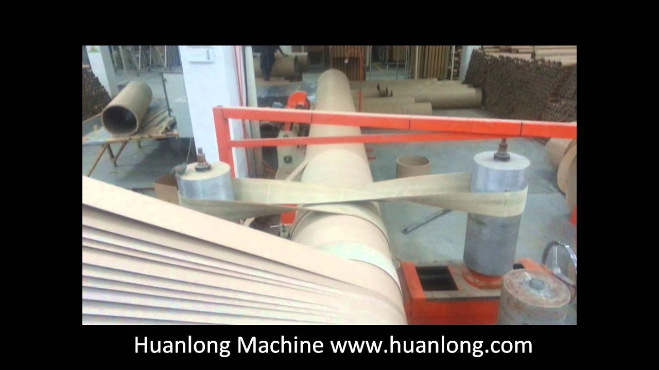 LJT-4D500 Paper Tube Winder - YouTube