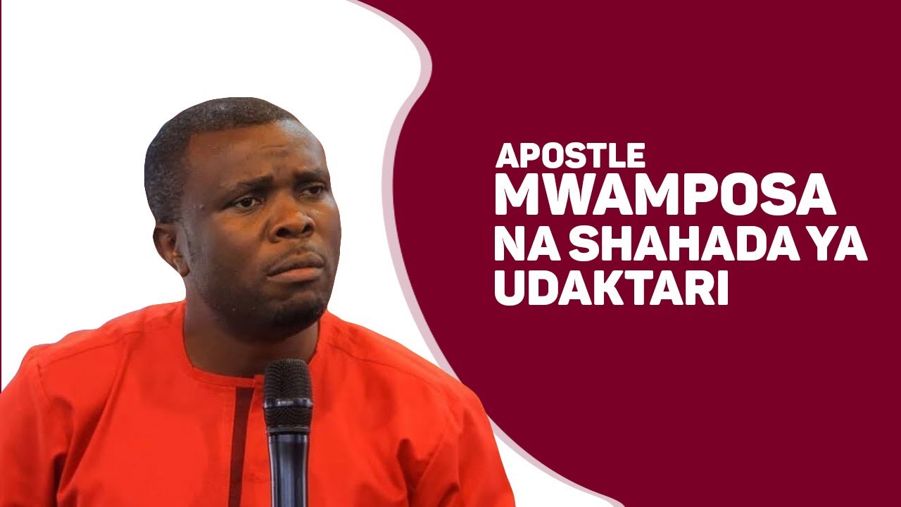 Neno la shukrani kutoka kwa Apostle Boniface Mwamposa baada ya kupokea ...