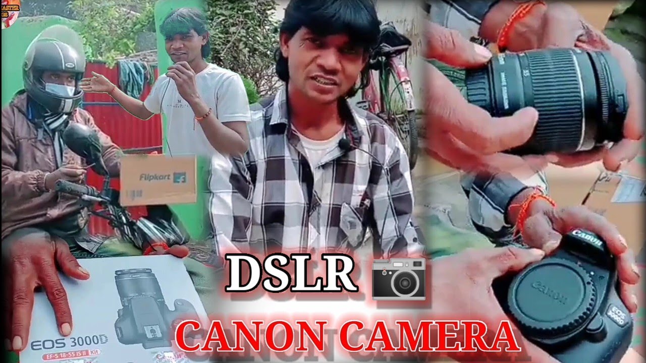 CANON CAMERA 3000D) Canon camera ki video jankari ? DSLR 📷 and photo ...