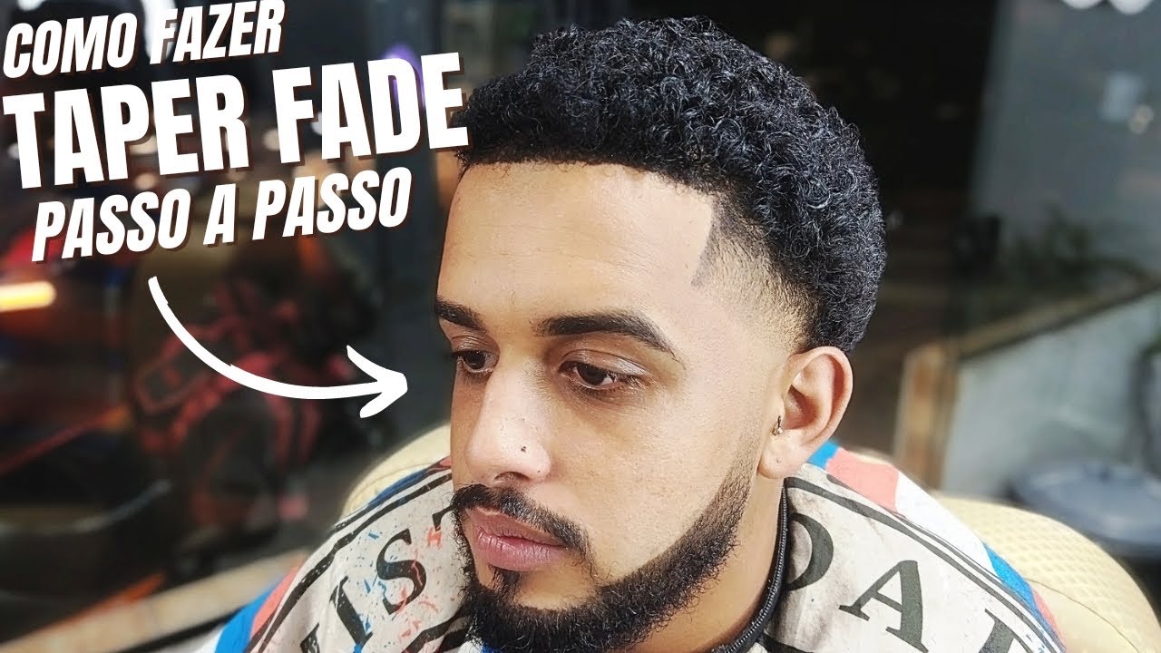 como fazer taper fade passo a passo - YouTube