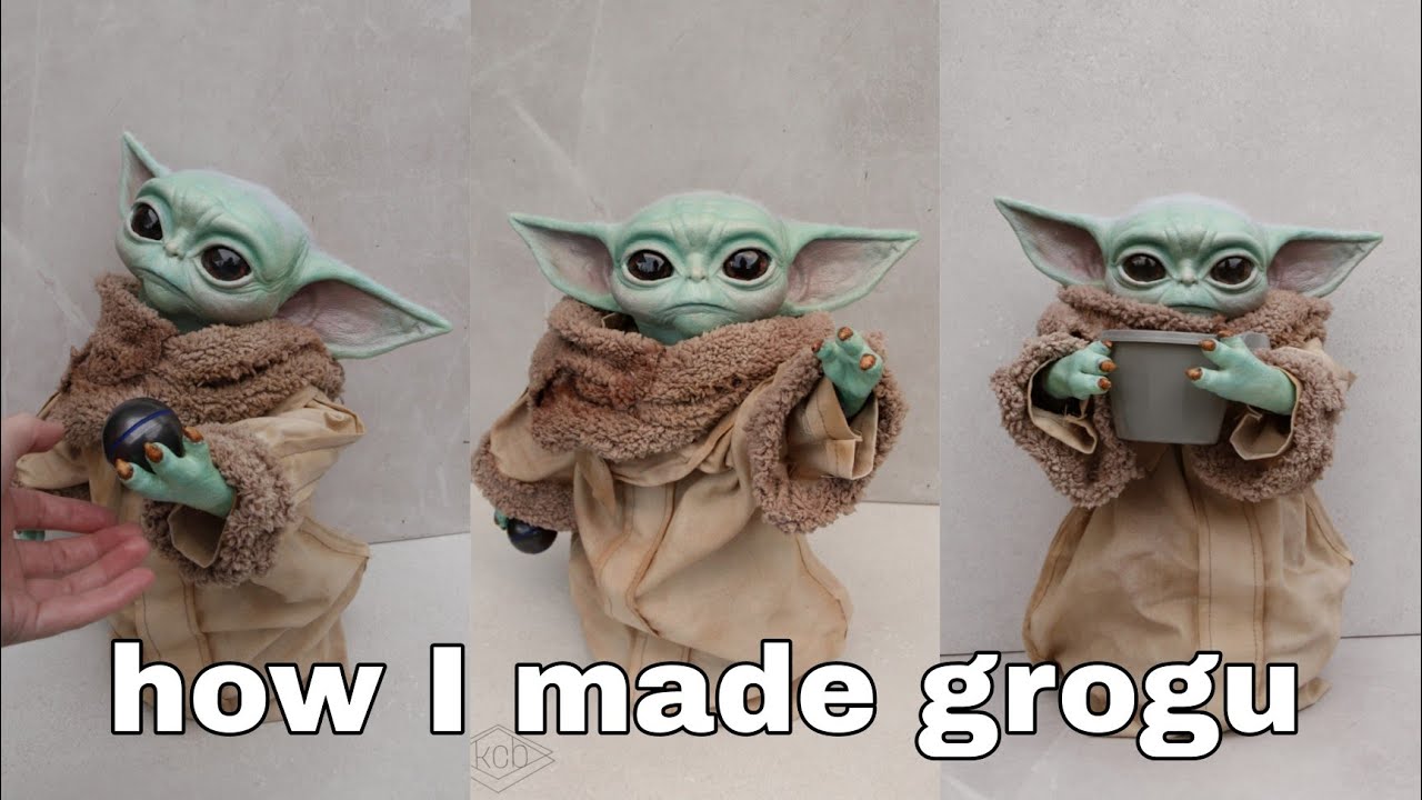 how to make grogu baby yoda doll puppet from the mandalorian (star wars ...