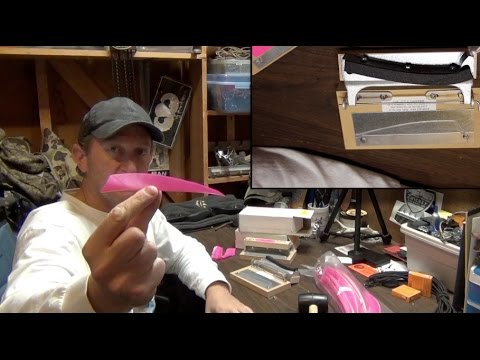 How To: Cut your own archery feathers / fletching - Little Chopper ...