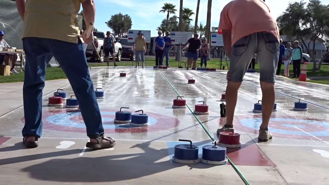 Curling in Yuma, Arizona - YouTube