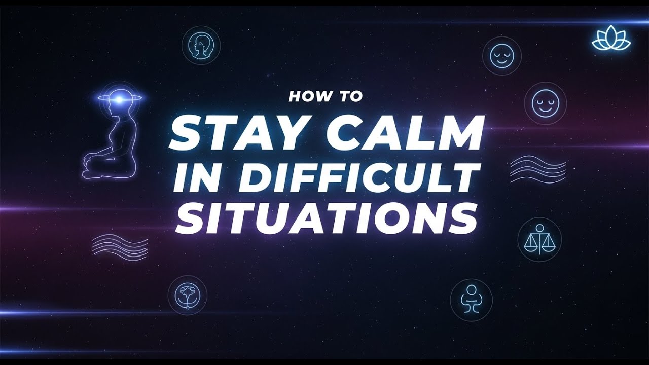How to Stay Calm in Difficult Situations - YouTube