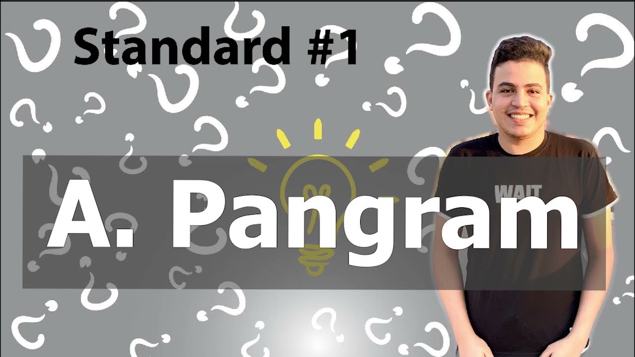 A Pangram Youtube