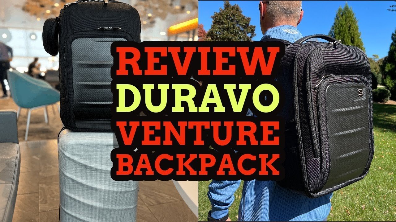 The Best Travel Backpack In 2024? Check Out Our Review Of The New Duravo Venture Full Backpack ...