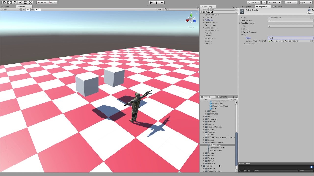 Add Bullet Decals - YouTube