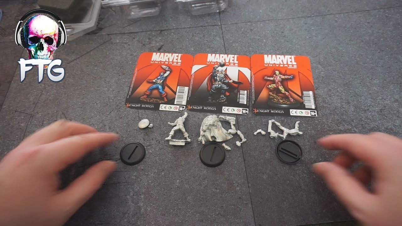 Unboxing models from a dead game - Marvel Universe by Knight Models ...