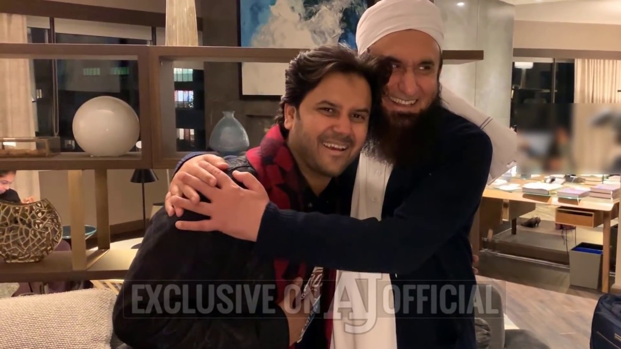 Indian Singer "Javed Ali" meets Maulana Tariq Jameel - YouTube