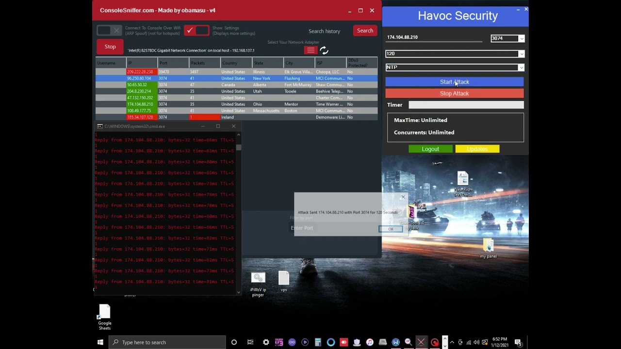 Havoc Security Panel - YouTube