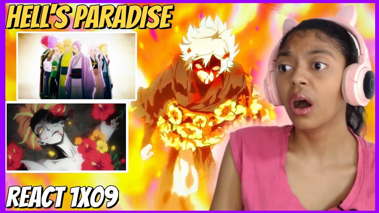 REACT: HELL'S PARADISE Episódio 9/GABIMARU VS ZHU JIN! - YouTube