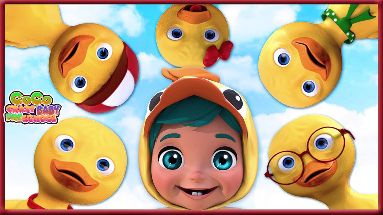 Five little ducks | children learning | kid's video songs | Viola Coco ...