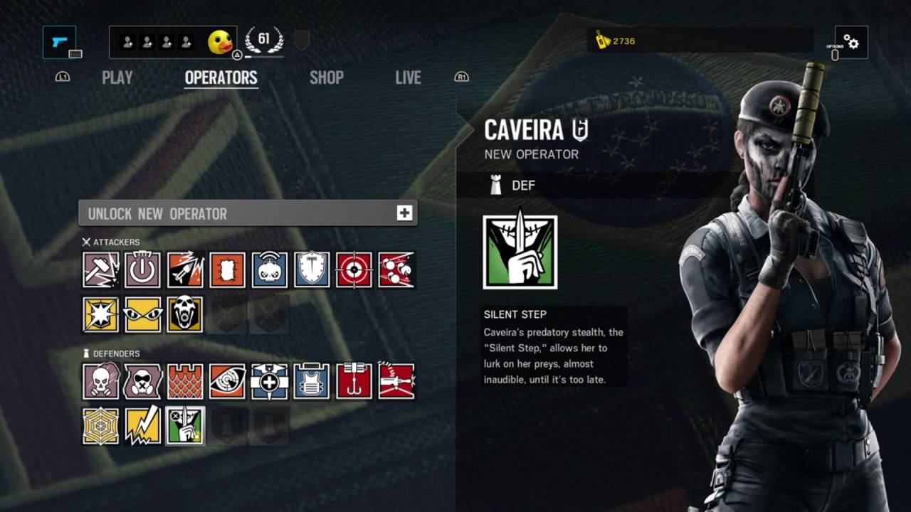 Rainbow Six Siege Unlocking Caveira! - YouTube