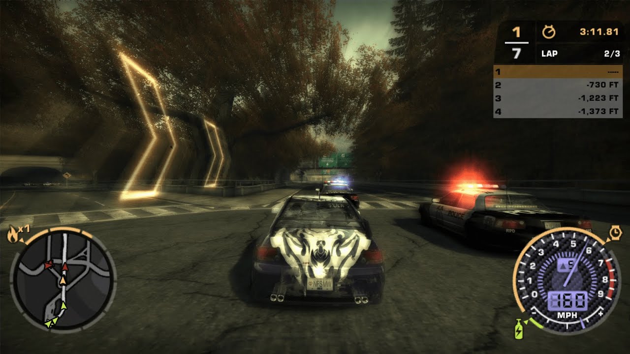 One of the iconic NFS Carbon crew designs in Need for Speed Most Wanted ...