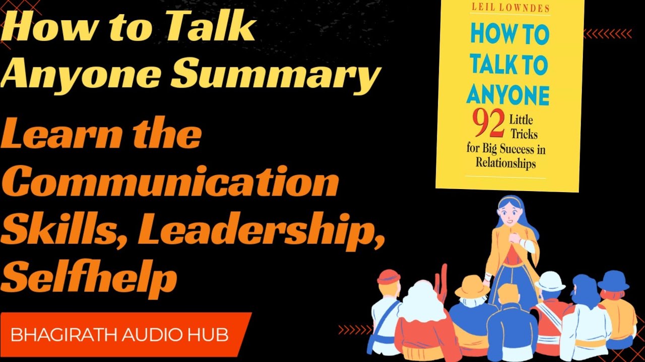 How To Talk To Anyone by Leil Lowndes Audiobook - Book Summary in ...