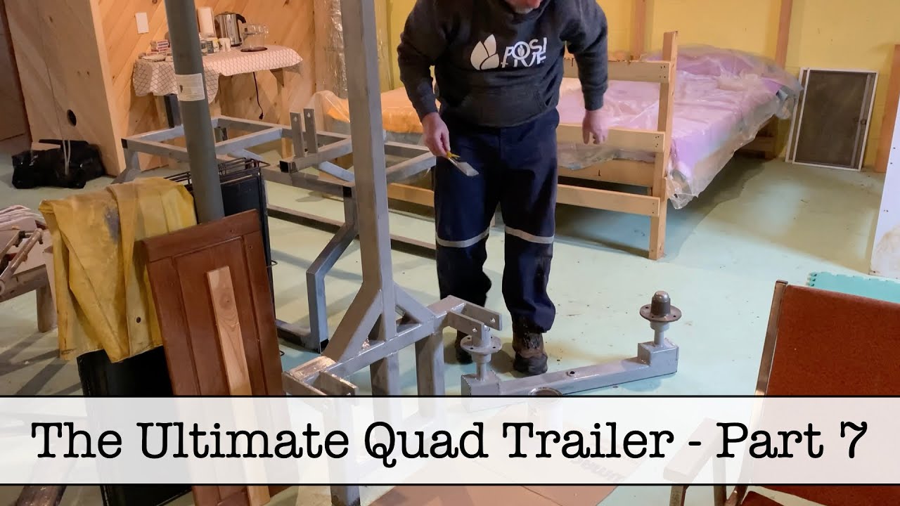 The Ultimate Quad Trailer - Part 7 Giving it Some Paint - YouTube