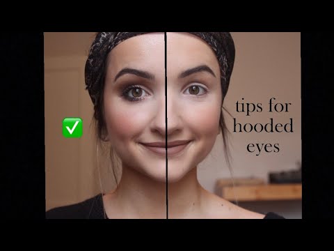 HOW TO MAKE YOUR EYES LOOK BIGGER | EYESHADOW TIPS FOR HOODED EYES ...