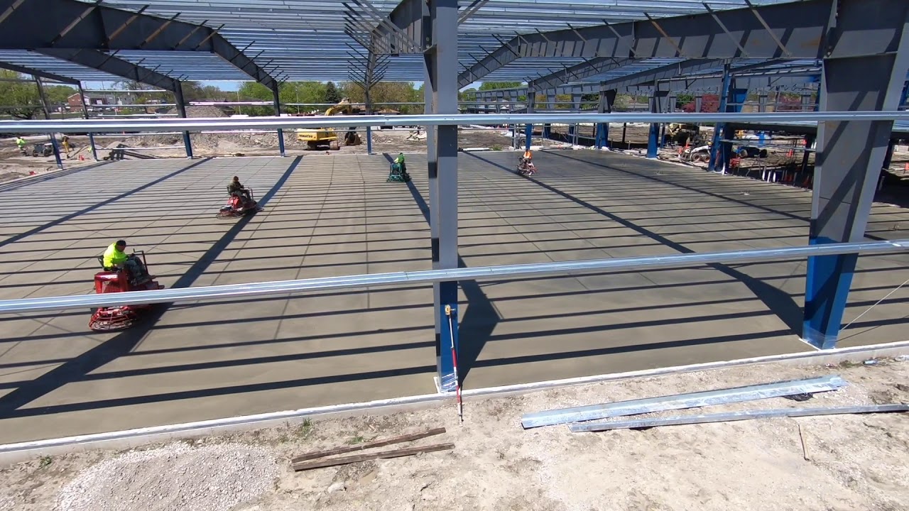 Kube Sports Complex Construction 5-13-19 - YouTube