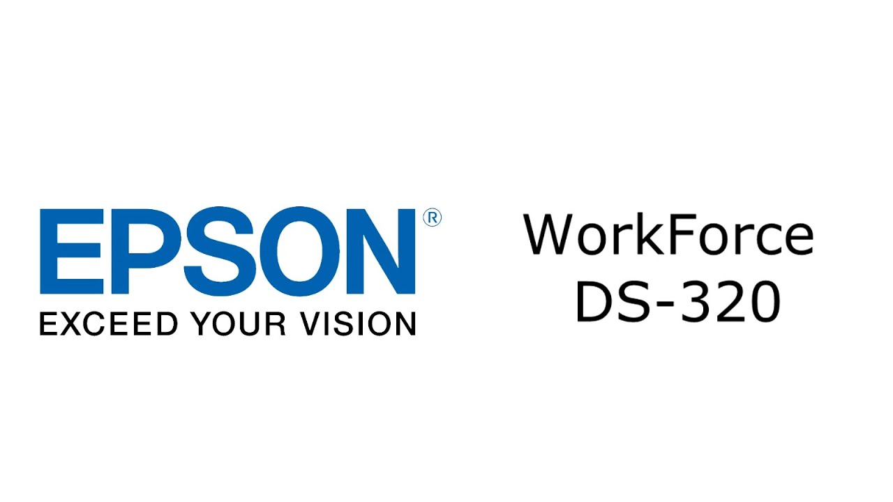 Epson WorkForce DS 320 - YouTube