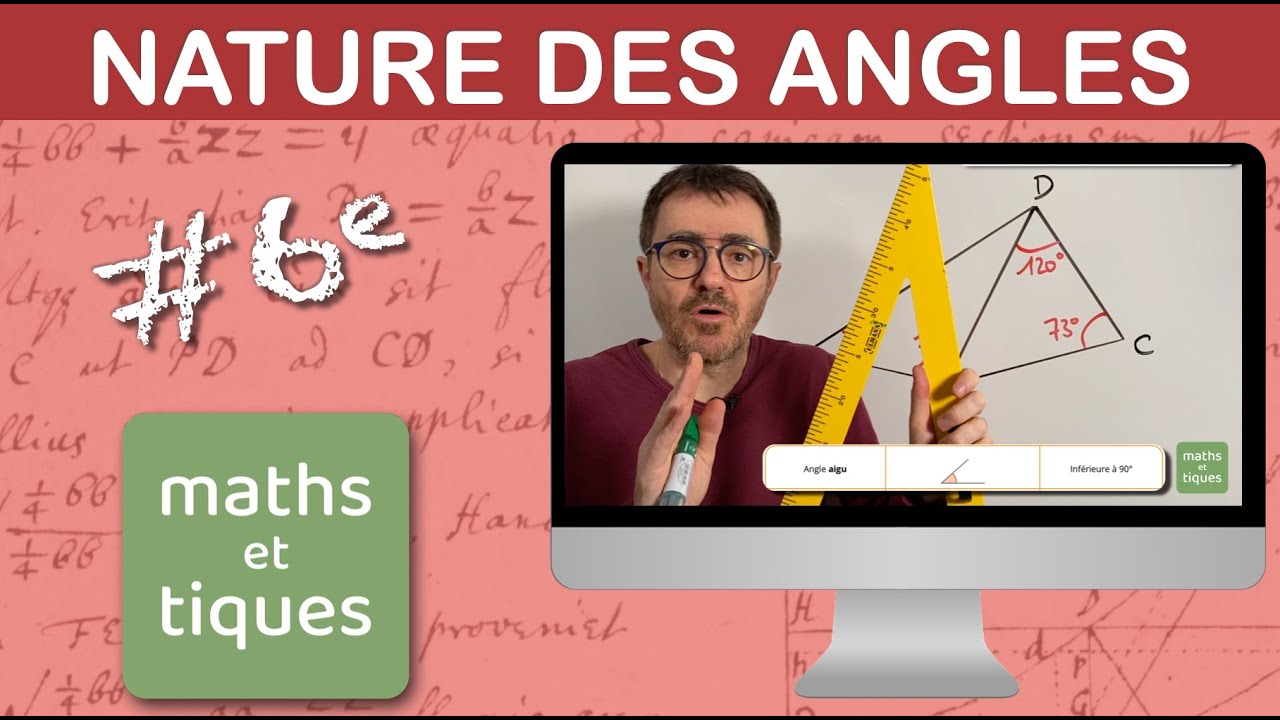 Reconnaître la NATURE des ANGLES (2) - Sixième - YouTube