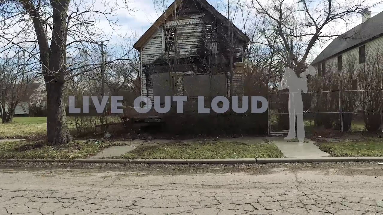 Detroit Stock Footage | Abandoned Blighted Row Home in Detroit Ghetto ...
