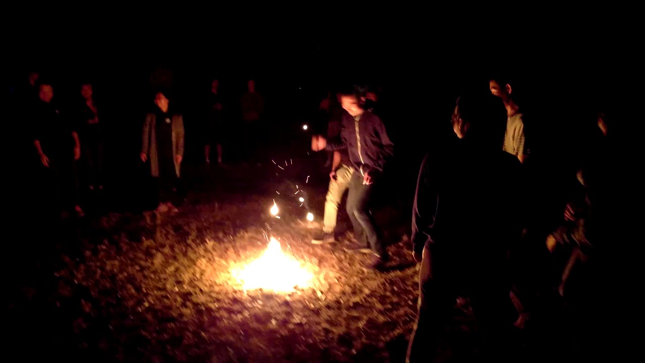 Fireball toss - YouTube
