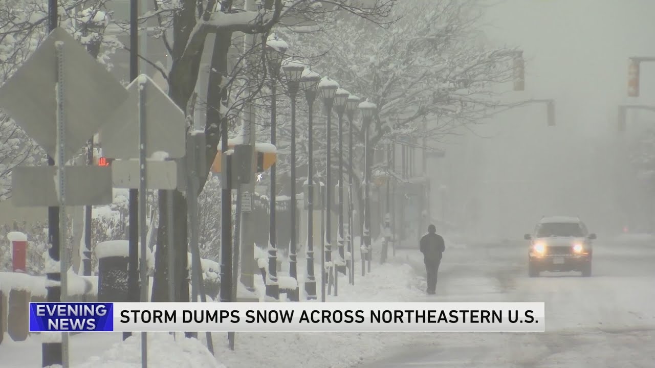 Winter storms dump snow on both US coasts as icy roads make for ...