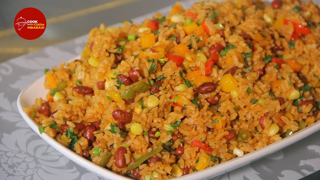 Guteka umuceri uryoshye kuburyo bworoshye /Mexican Rice and Beans ...