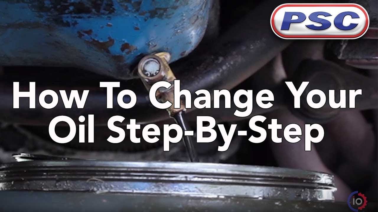 How To Change Your Oil Step-By-Step - YouTube