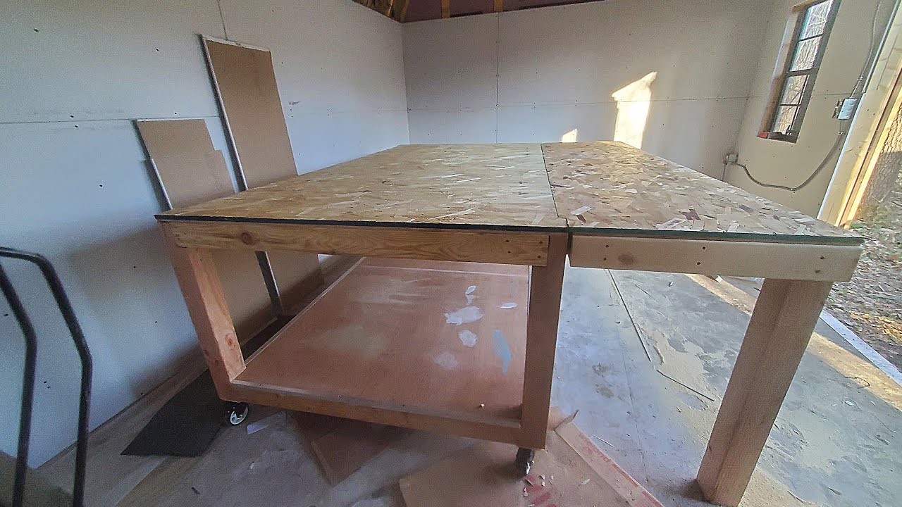 E-Z🪚Workbench Build🔥w/Removable ️2x8 Extension#woodworking #workbench #workshop #hobby #share ...