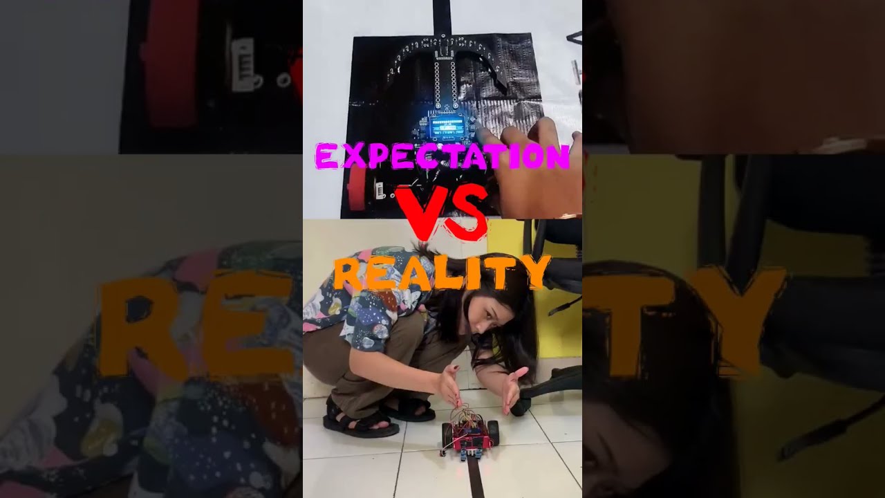 Expectation VS Reality,, Kalian gimana?? #diy #robots #robot # ...