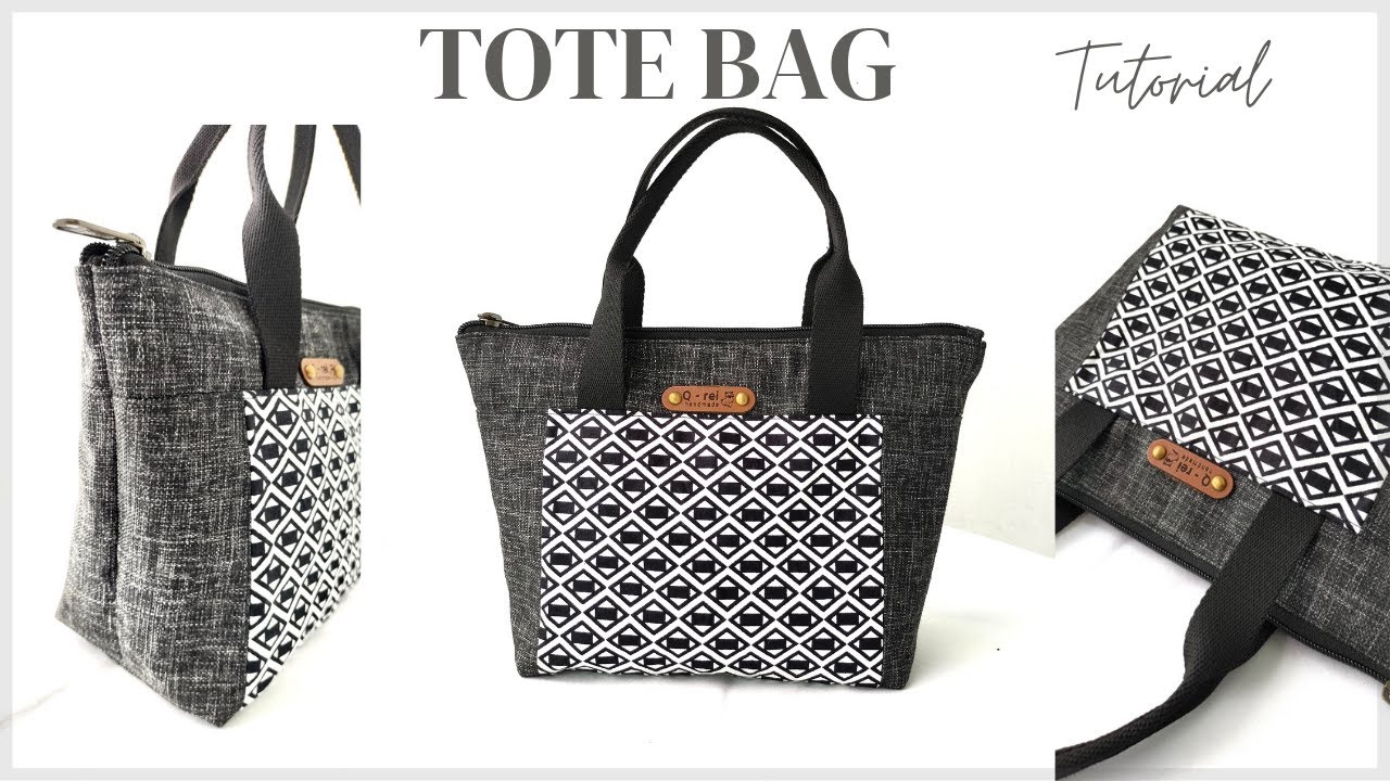 How To Sew a Cute Tote Bag | How To Make a cute bag at Home - YouTube