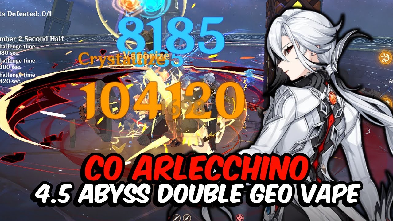 C0 Arlecchino Double Geo Vape vs 4.5 Abyss Second Half - YouTube