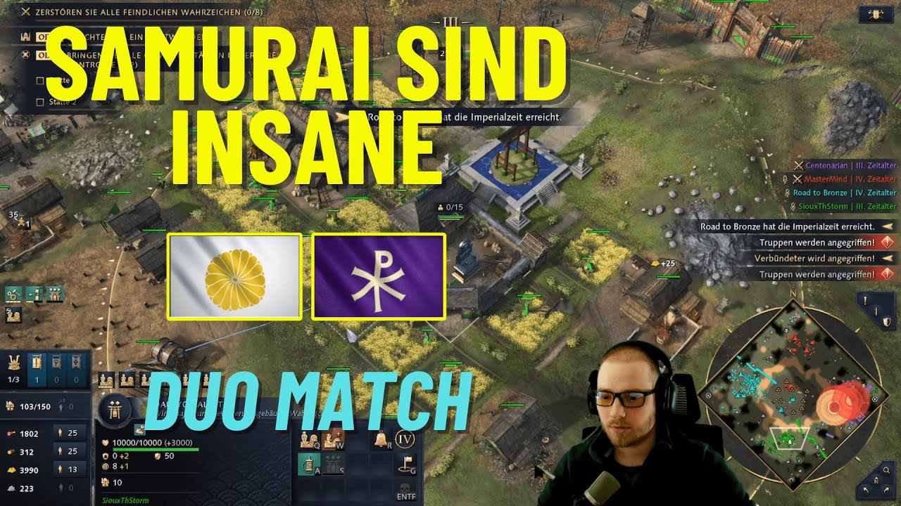 Wahre Samurai I Duo Match Age of Empires 4 #ageofempires4 #ageofempires ...