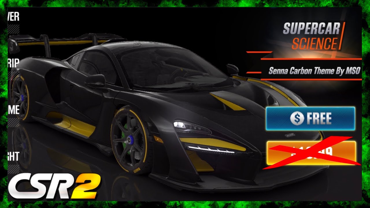 FREE McLaren Senna Special Edition! FREE PURPLE STAR CAR!! | CSR Racing ...