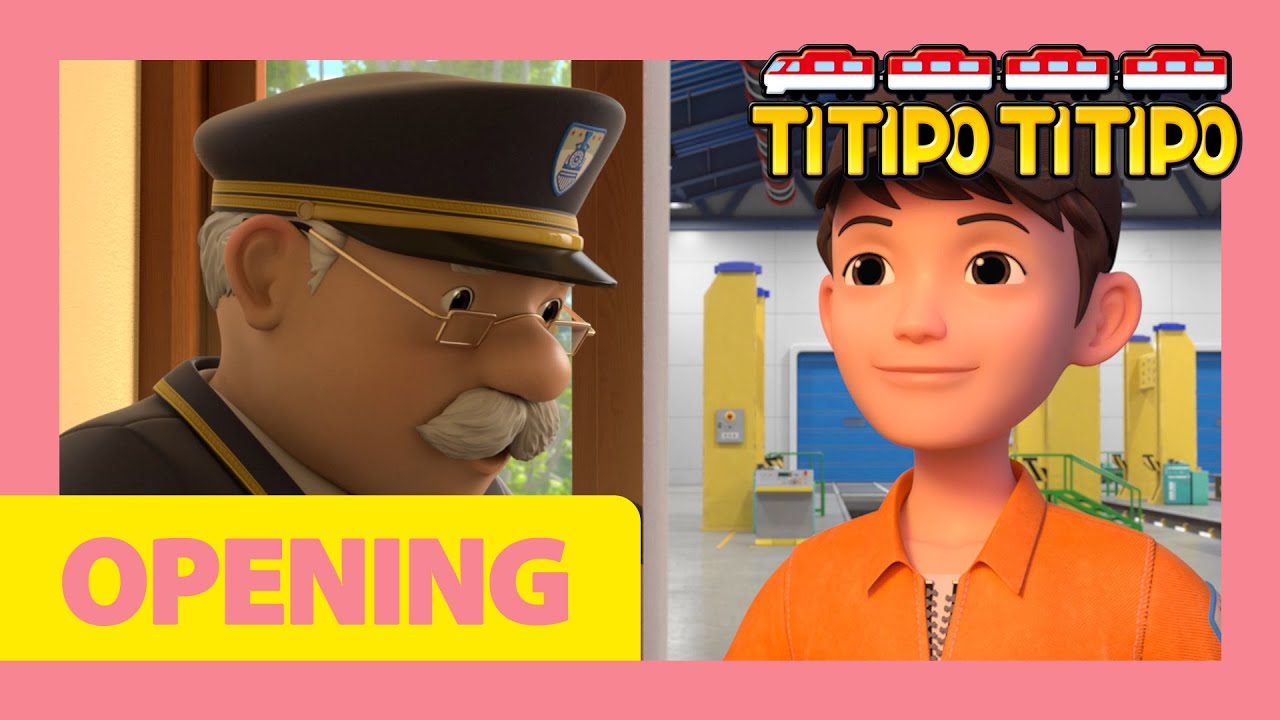 Titipo Opening Theme Song l Teo&Herb Version | The smartest train in ...
