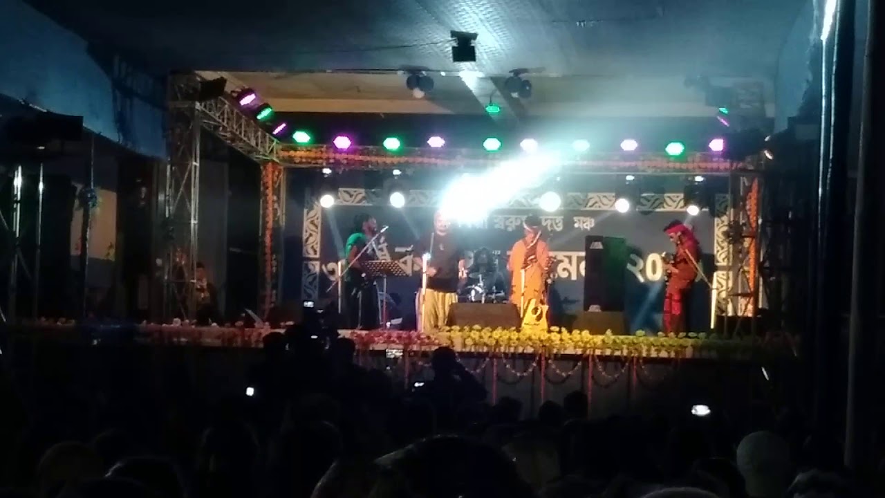 Tanmay kar and friends,stage program at book fair(boimala),kashipur ...
