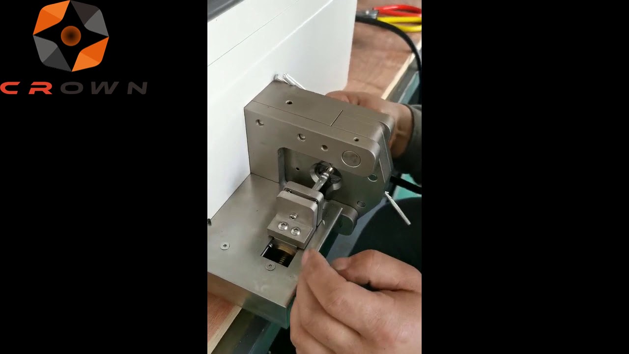 Cable Connector Crimping Machine, Wire Terminal Punching Machine - YouTube