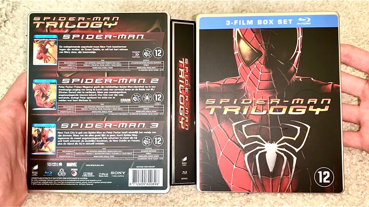 Spiderman Trilogy Dvd Cover